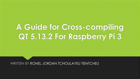 crosscompiling raspberrypi3 on windows qt forum