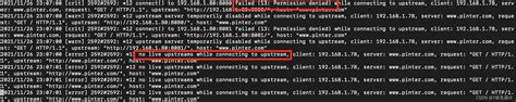 nginx出现 connect to 8080 failed 13 permission denied while