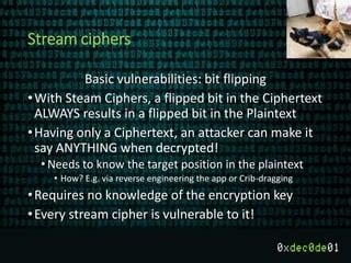 Applied Cryptanalysis Stream Ciphers PPT