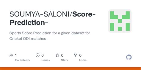 Score Prediction Project 1 Ipynb At Main · Soumya Saloni Score Prediction · Github