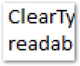 ClearType In Windows For Better Screen Readability