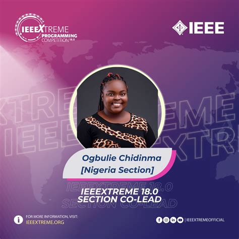 chidinma ogbulie on linkedin ieee ieeextreme programming 29 comments