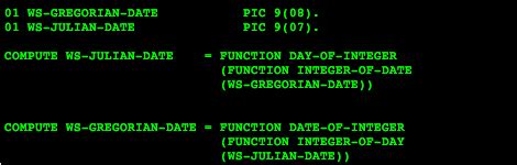 Mainframe Tips N Tricks Convert Gregorian Date To Julian Date And Vice Versa