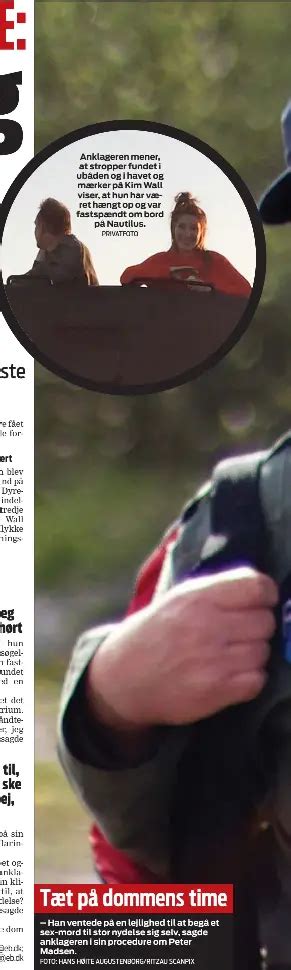 Madsen Til Walls Familie Jeg Er Rigtig Ked Af Det Der Er Sket Pressreader