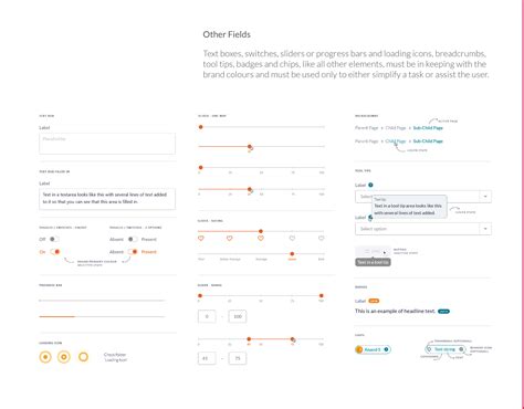 UI Style Guide On Behance