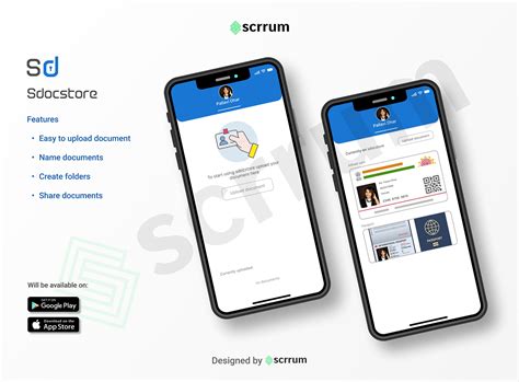 Document Storing Application On Behance