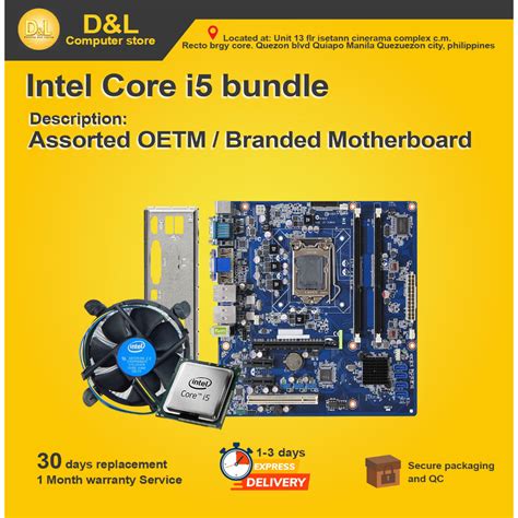 I5 Bundle Motherboard Processor Heatsink Fan 【【refurbished】】 Lazada Ph