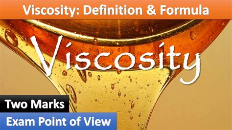 Viscosity Definition Geography At Jamie Spinelli Blog