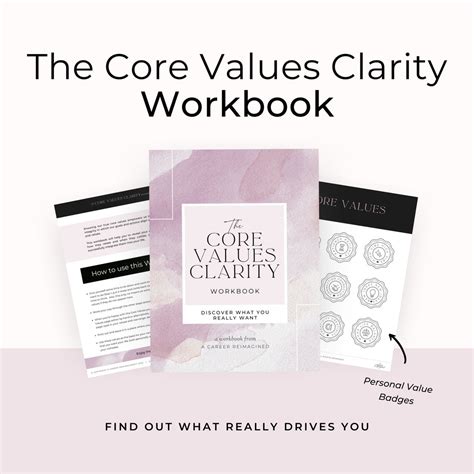 Core Values Workbook At Harold Spence Blog