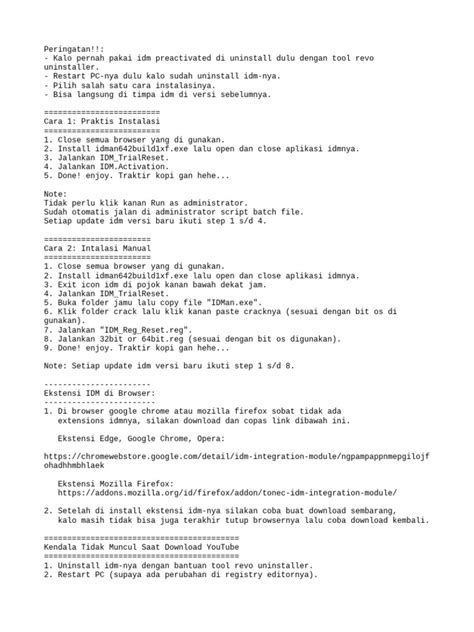 Panduan Install Pdf