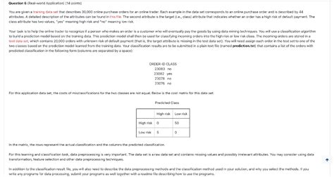 Class Attribute Has Two Values Yes Meaning High Chegg Com