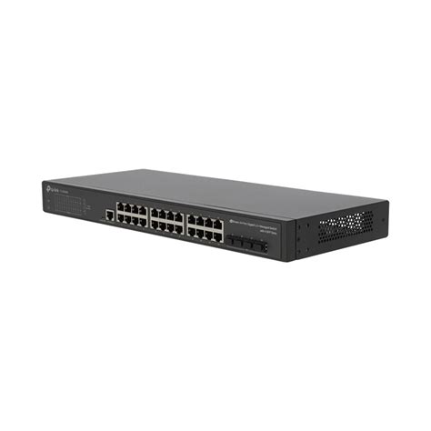 Gigabit Switching Hub 24 Port Tp Link T2600g 28ts