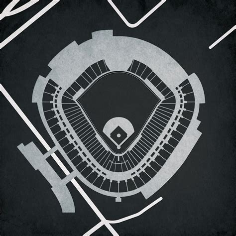 Guaranteed Rate Field Map Art City Prints
