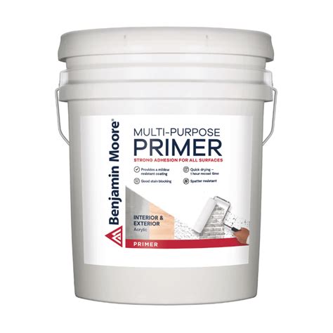 Benjamin Moore Primer Multi Purpose Interior Exterior Gallon