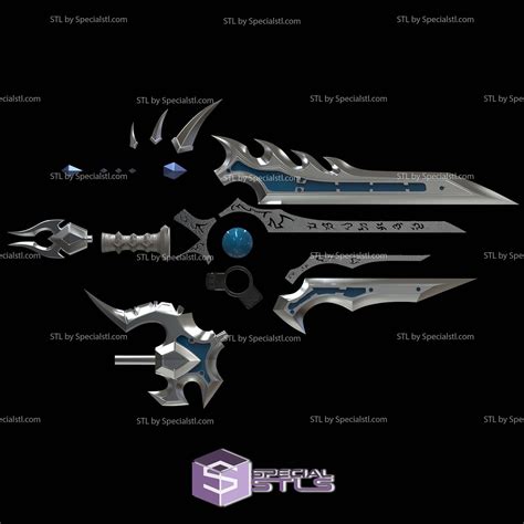 Cosplay Stl Files Anduin Wrynn Sword Shadowlands Specialstl