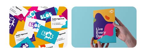 Blob Co Working Identity Design On Behance