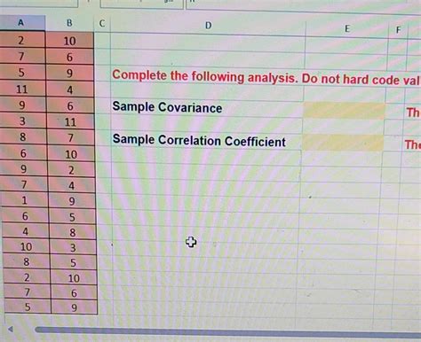solved given the accompanying data use excel s function