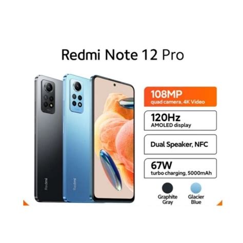 Jual HP XIAOMI REDMI NOTE PRO G GB XIOMI MI NOT PRO G GARANSI RESMI Shopee