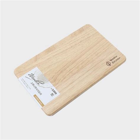 다이소 고무나무 사각 도마 위시버킷