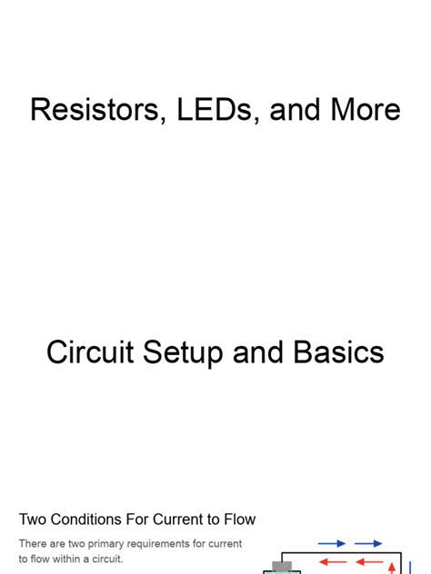 Resistors Leds And More Pdf