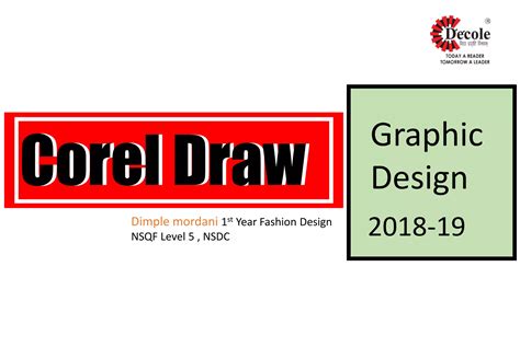 Dimple Mordani Diploma Fashion Design First Year Corel Draw Project