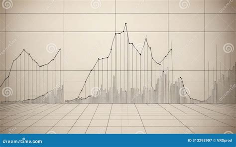 Stylized City Growth Graph Stock Image Image Of Analytics 313298907