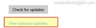 How To Install Windows 10 Optional Updates ComputerSluggish