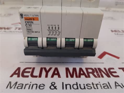 Merlin Gerin Multi 9 C60n C32 Circuit Breaker - Aeliya Marine