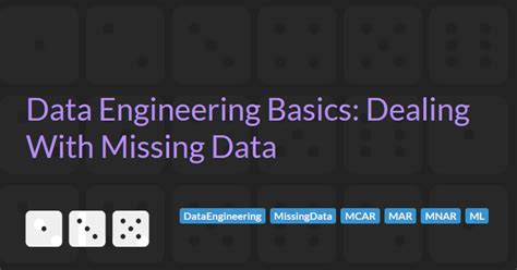 Data Engineering Basics Dealing With Missing Data