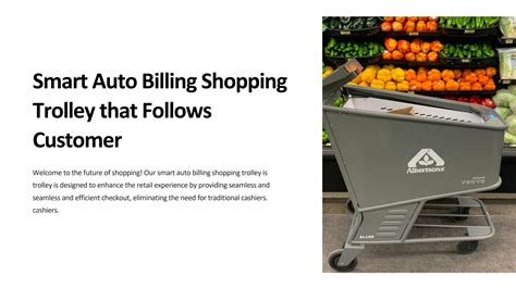 SOLUTION Smart Auto Billing Shopping Trolley That Follows Customer Studypool