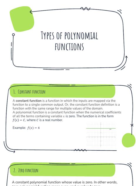 Types Of Polynomial Functions Pdf