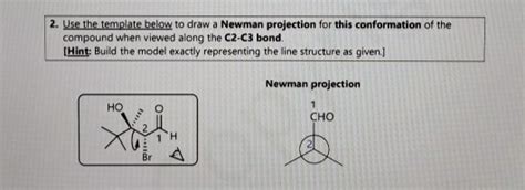 How To Draw Newman Projections From Line Structures Warehouse Of Ideas