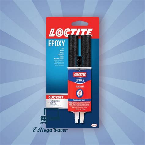 Loctite Epoxy Quick Set 25ml 0 85fl Oz Shopee Malaysia