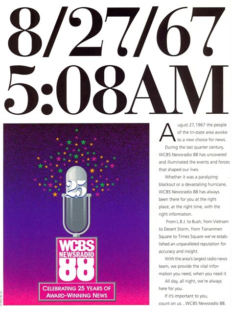 Wcbs Newsradio 88 Appreciation Site