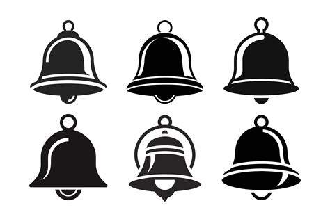 Bell Icon Vector Silhouette Graphic By Sahamilon125 · Creative Fabrica