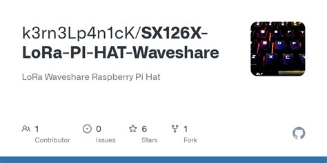 Github K3rn3lp4n1cksx126x Lora Pi Hat Waveshare Lora Waveshare