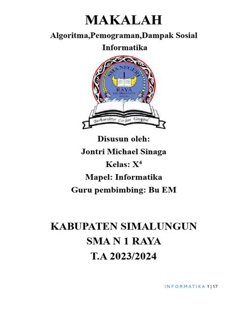 Makalah Informatika Jontri Pdf