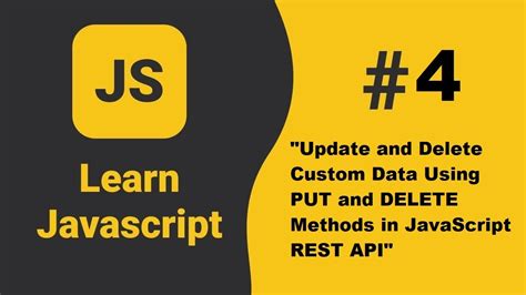Javascriptupdate Delete Data Async Api Javascript Apitesting