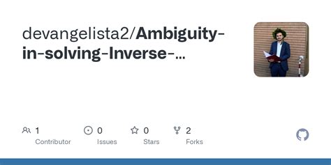 Github Devangelista2ambiguity In Solving Inverse Problems