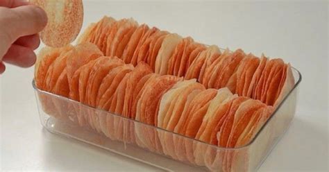 От 1 картоф правя цяла купа чипс без пържене без капка олио Здравословен и по тънък от лист