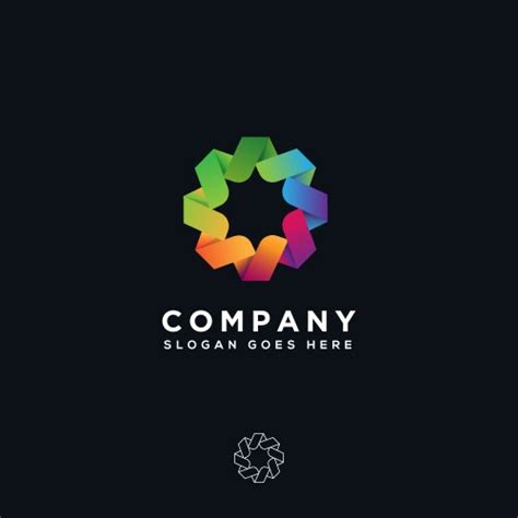 Circle Unity Group Diversity Abstract Gold Logo Vector Image