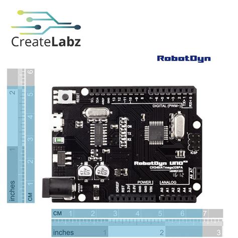 Arduino Uno R3 Compatible Ch340g From Robotdyn Createlabz Store