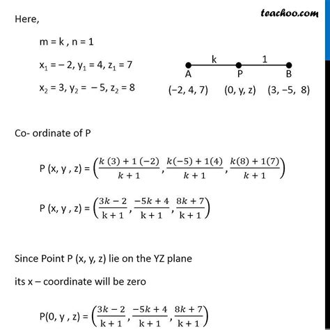 Question Section Plane Dividing Line Segement