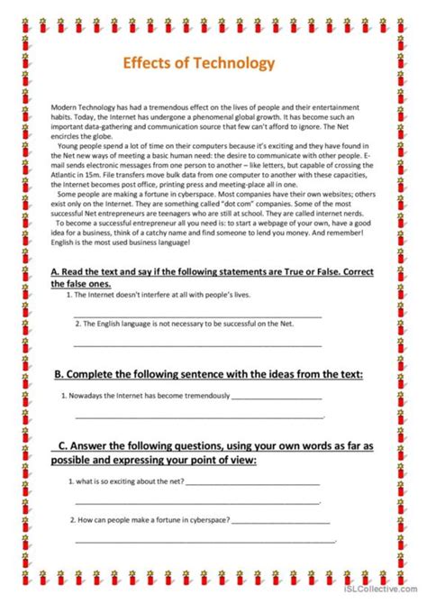 27 Computers And Technology Reading For Detail Deep Reading …