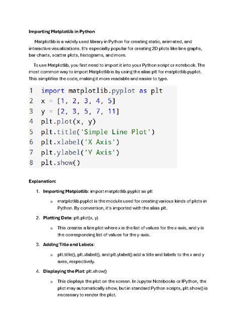 Unit V 15 Data Science Notes Importing Matplotlib In Python