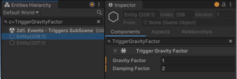 unable to get ecs physics physicsvelocity and physicsgravityfactor data