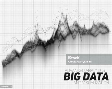 벡터 추상 큰 데이터 시각화입니다 미래 Infographics 미적 디자인입니다 시각적 정보 복잡성입니다 복잡 한 데이터 스레드 그래픽입니다 소셜 네트워크 또는 비즈니스