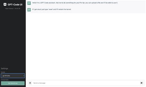 ChatGPT Code Interpreterクローンを試す（GPT-Code UI編）