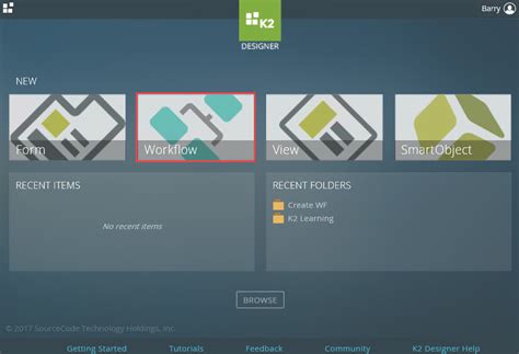 Create A Workflow With K2 Designer