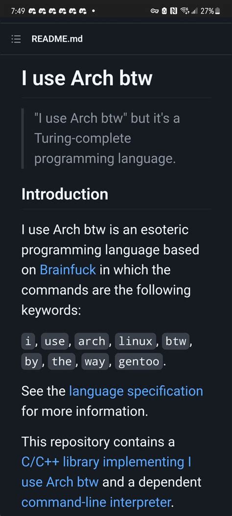 🏳️‍🌈anarchotak🏴🏳️‍⚧️ On Twitter As A Arch Linux User I Have Decided To Learn The Programming
